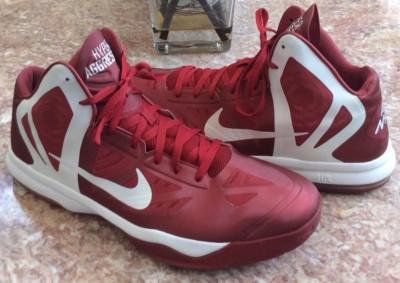 Nike Air Max HyperAggressor Men’s Burgundy Basketball Shoes Sz 17.5 ...