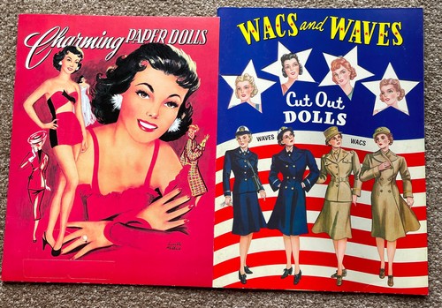 Vintage Charming, Wacs and Waves Uncut Paper Dolls Reproduction 2001 | eBay