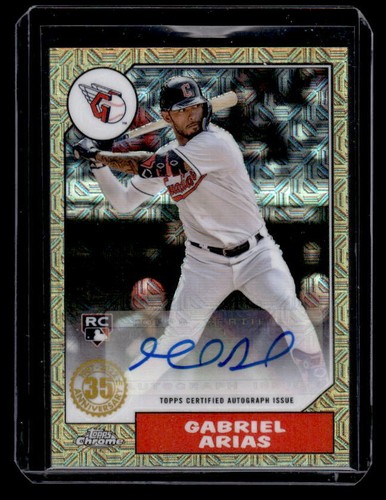 2022 Topps Silver Pack Gabriel Arias RC Autograph #87TBU-47 | eBay