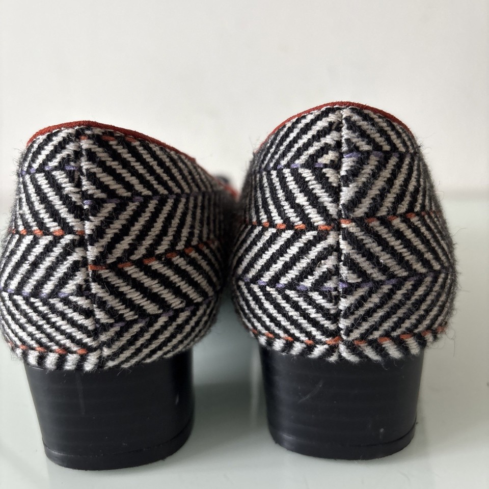 Ruby Shoo Womens Tweed Court Shoes Bow Detail Block Heel UK 4 | eBay UK