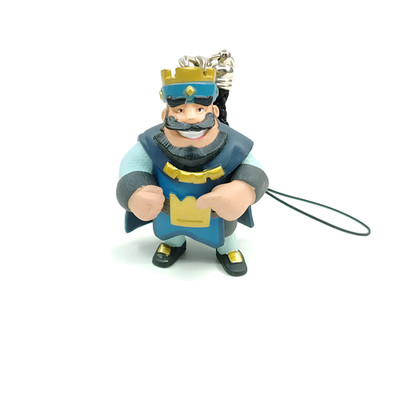 6cm Clash Royale Blue King Action Figure Keychain - Game Collectible ...