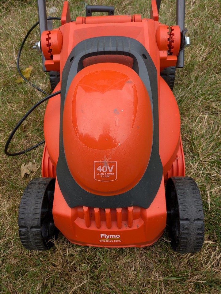Flymo SimpliStore 300 Li Cordless Battery Powered Lawnmower 40V | eBay UK
