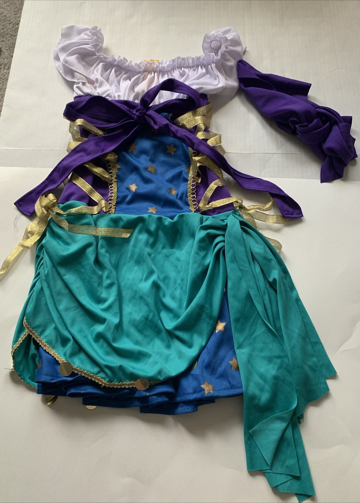 Gypsy Dancer Fortune Teller Cosplay Costume Dress Esm… - Gem