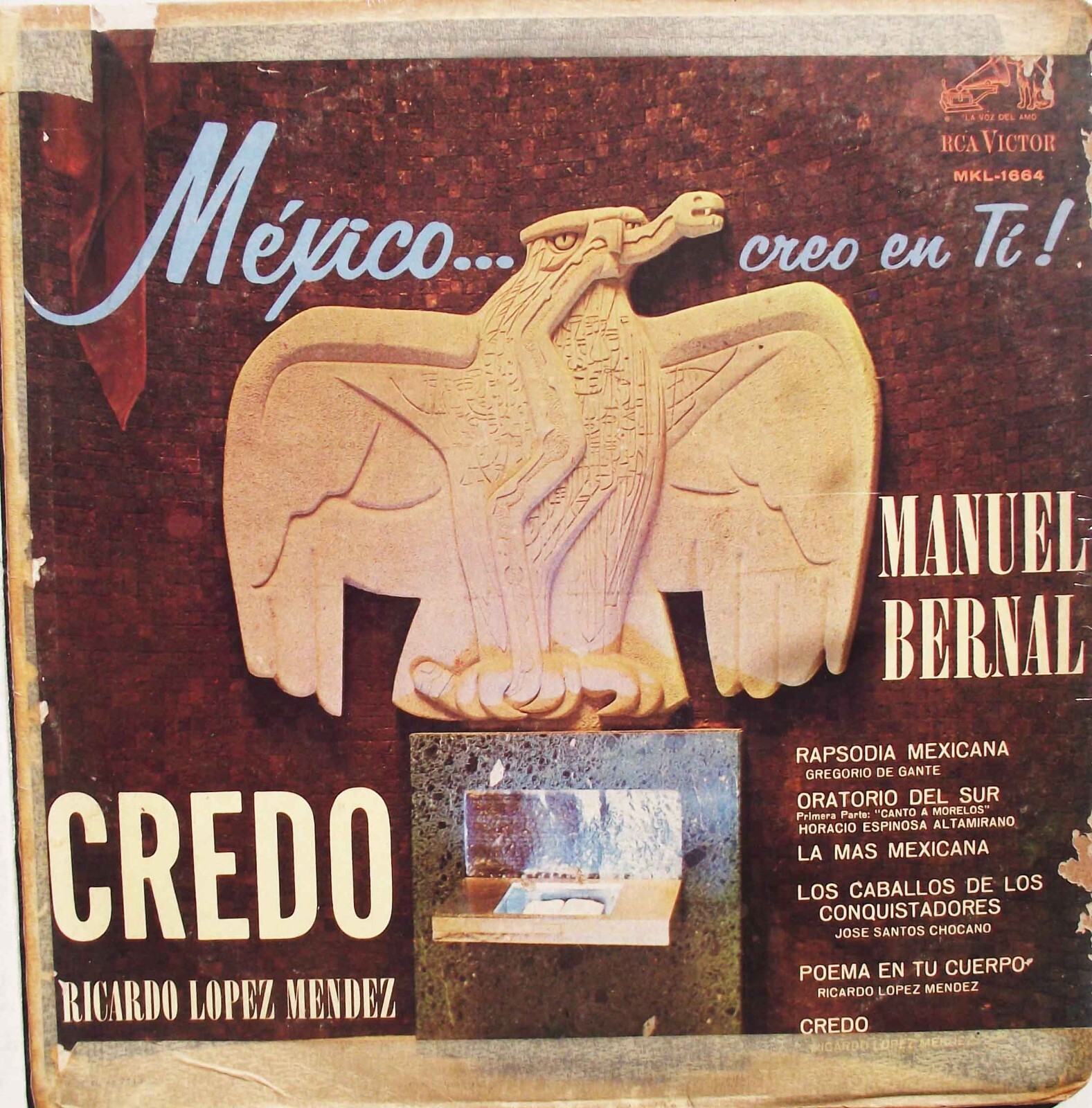 MANUEL BERNAL "MEXICO CREO EN TI" LP PRE OWNED | eBay