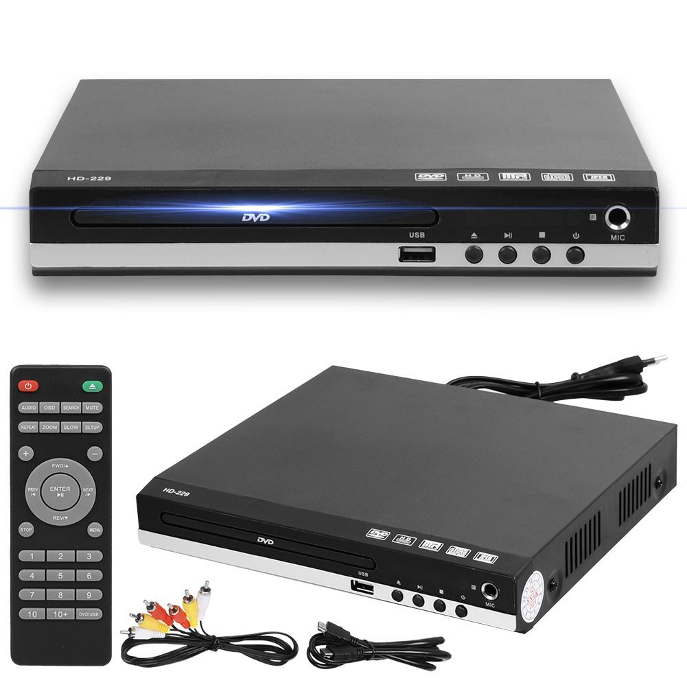 1080P CD/UHD/DVD/VCD Spieler Mini HD Hause HDMI/USB/AV DVD-Player für ...