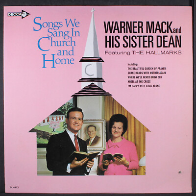 WARNER MACK & HIS SISTER DEAN: songs we sang in church and home DECCA ...