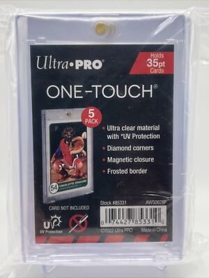 Ultra Pro One-Touch Magnetic Card Holder 35pt Point - 5 PACK | eBay