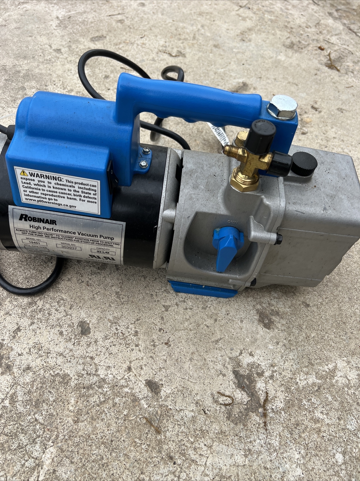 Robinair 15401 4 CFM Vacuum Pump for sale online | eBay