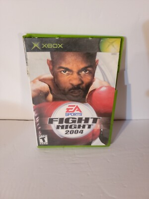 Fight Night 2004 (Microsoft Xbox, 2004) Case Broken But Disc Is Good ...