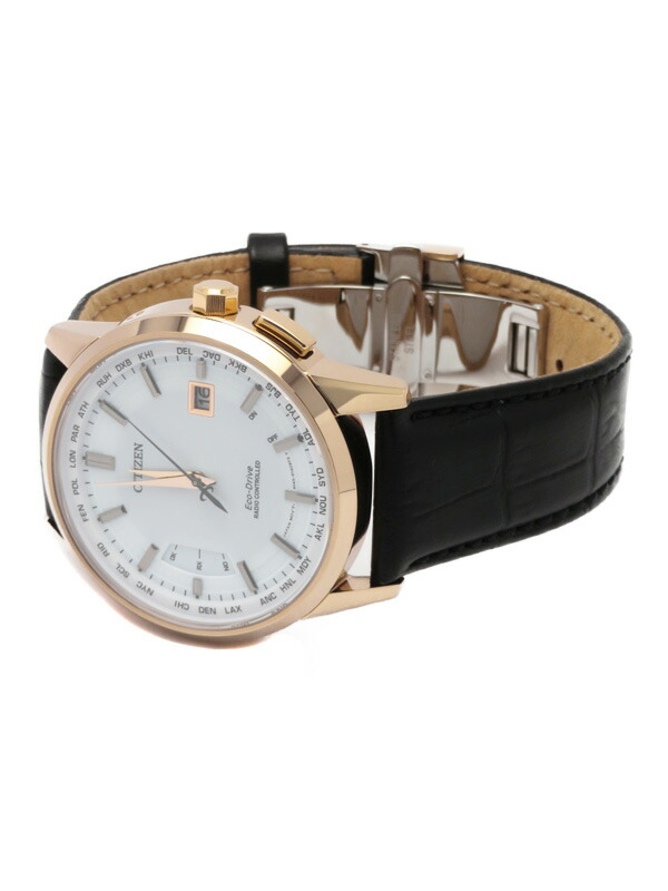 Citizen Radio Controlled Sapphire Crystal White Dial World Time Watch CB0153-13A | eBay