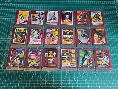 British Horror Collection Trading Card Foil Chase Set F1-F18 ...