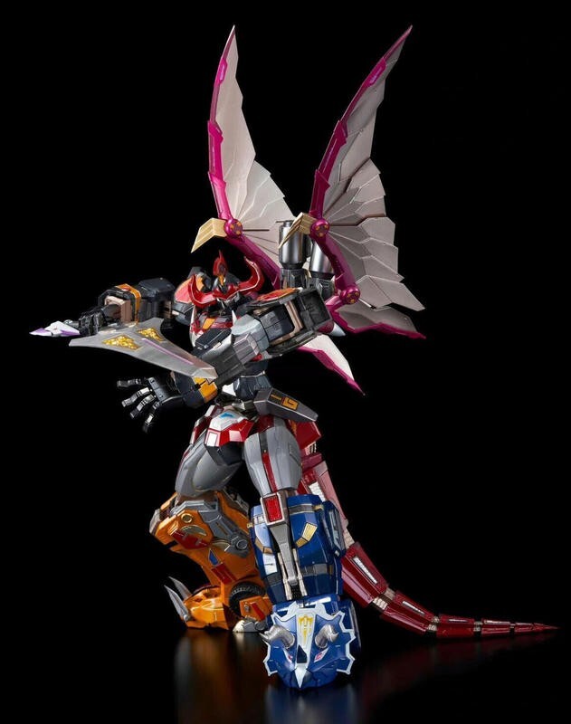 Flame Toys Mighty Morphin Power Rangers Dino Megazord Action Figure New ...