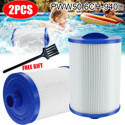 2x Compatible Filter PWW50 SPA Hot Tub Filters 6CH-940 Superior Spas ...