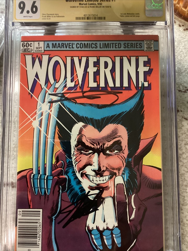 Wolverine Limited Series #1 CGC NS 9.6 FRANK MILLER @ STAN LEE & RARE ...