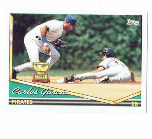 Carlos Garcia Pirates 2B #309 Topps 1994 Baseball Card | eBay