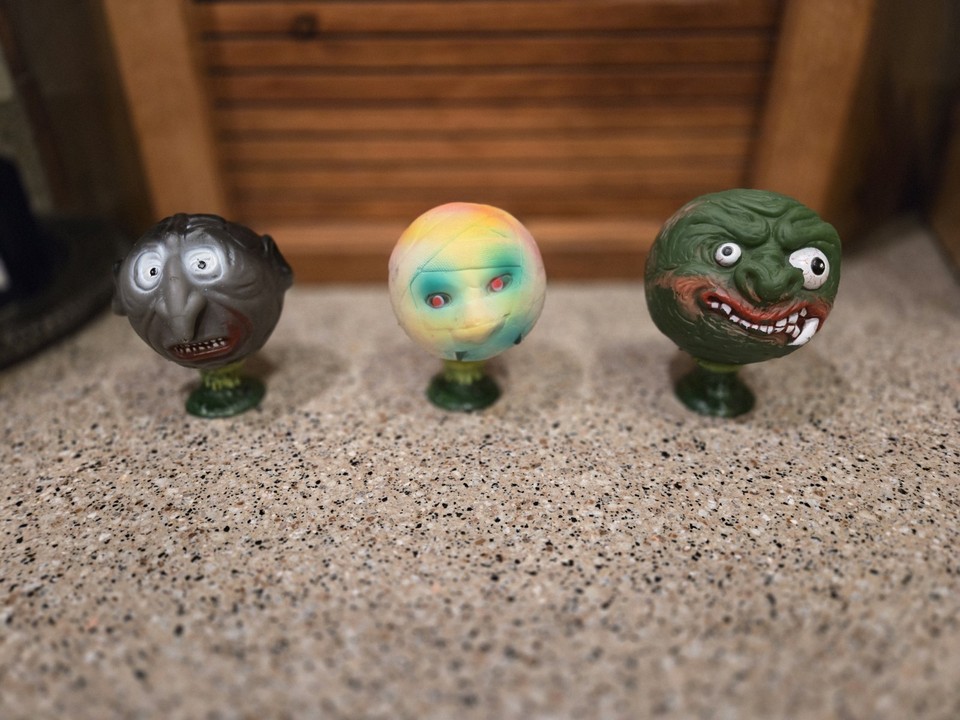 Rare KO MADBALLS Lot ALL RUBBER !!! 25 RARE HORROR BALLS !!! | eBay