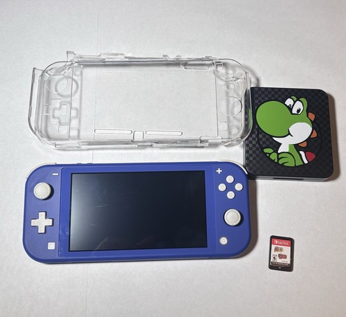 Nintendo Switch Lite Indigo Blue Super Mario 3D World Bowser’s Fury ...