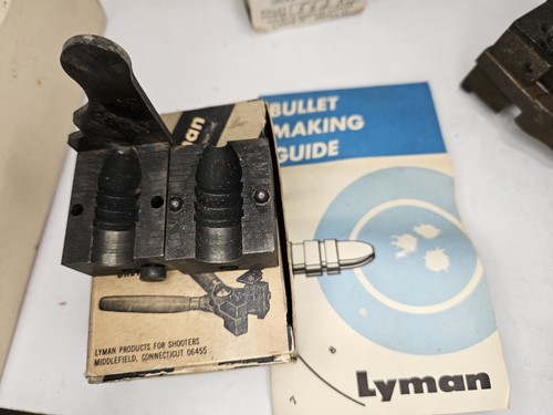 Lee and Lyman Vintage Bullet Molds Large Lot Lead Several Molds Boxes ...