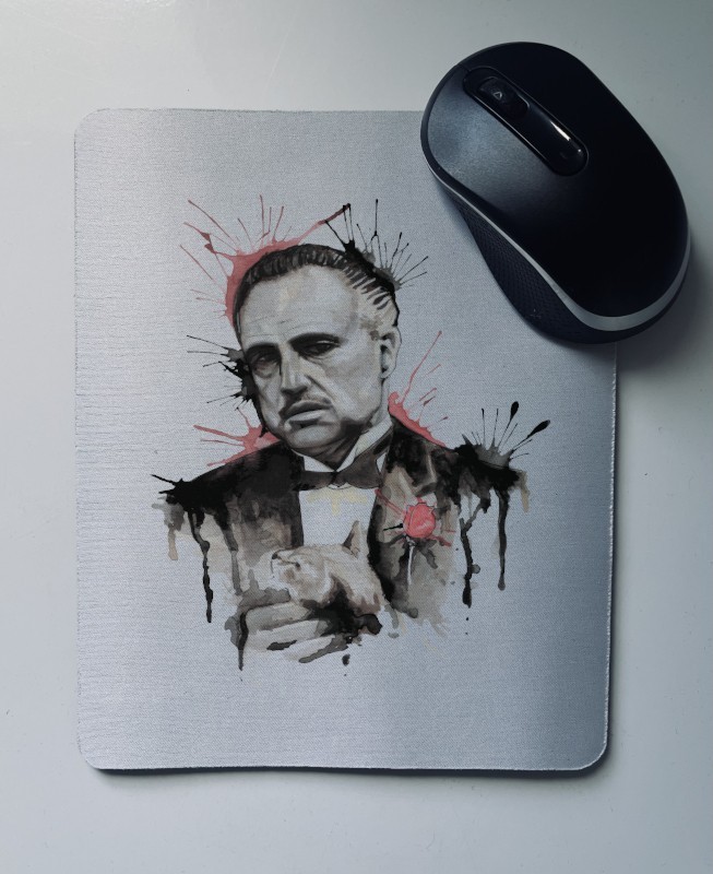 Original Art Printed Mouse Mat - Inspired by 'The Godfather' (Don ...