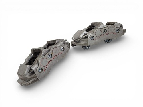 2006-2013 Chevy Corvette C6 Z06 Grand Sport Rear Gray Brake Calipers ...