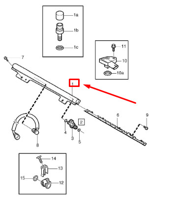 Volvo C30 Fuel Rail 31355799 OEM for sale online | eBay