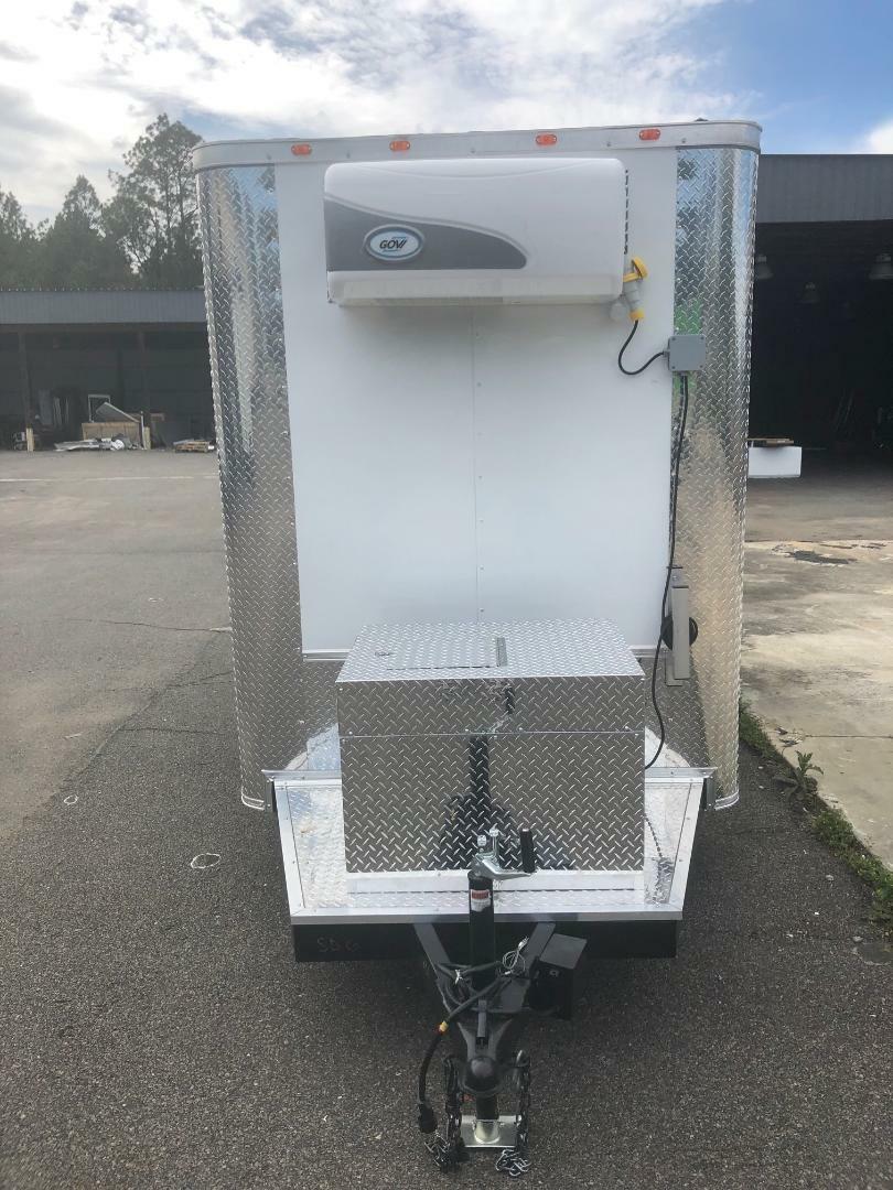 NEW REFRIGERATOR FREEZER COOLER MOBILE TRAILER FOR MEAT FLORIST PRODUCE ...