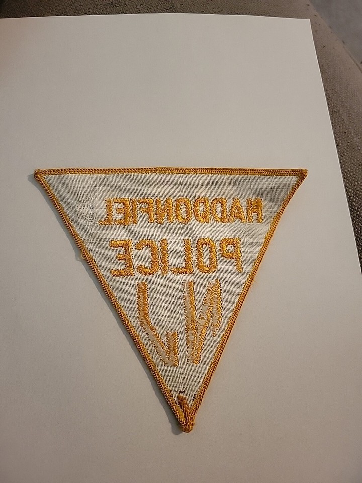 NJ Haddonfield New Jersey Police Shoulder Patch- Letter Missing- Unique ...