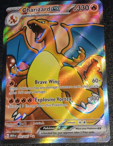 Pokémon TCG SV:151 Charizard ex Ultra Rare 183/165 NM/M | eBay