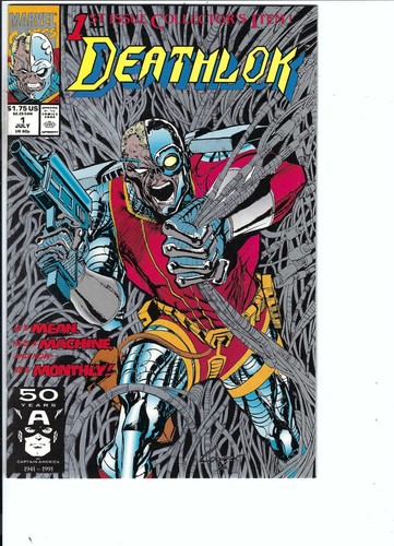 Deathlok #1 1st Warwolf Harlan Ryker Tracy Collins (Jul 1991 Marvel ...