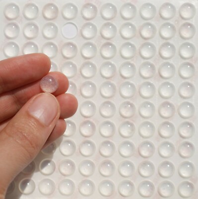 small Clear 3M RUBBER FEET Sticky SELF ADHESIVE Silicone DOMED Pads ...