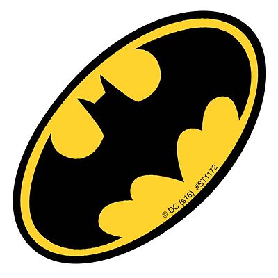Batman Stickers - Batman Logo Stickers x 5 - Birthday Party Supplies ...