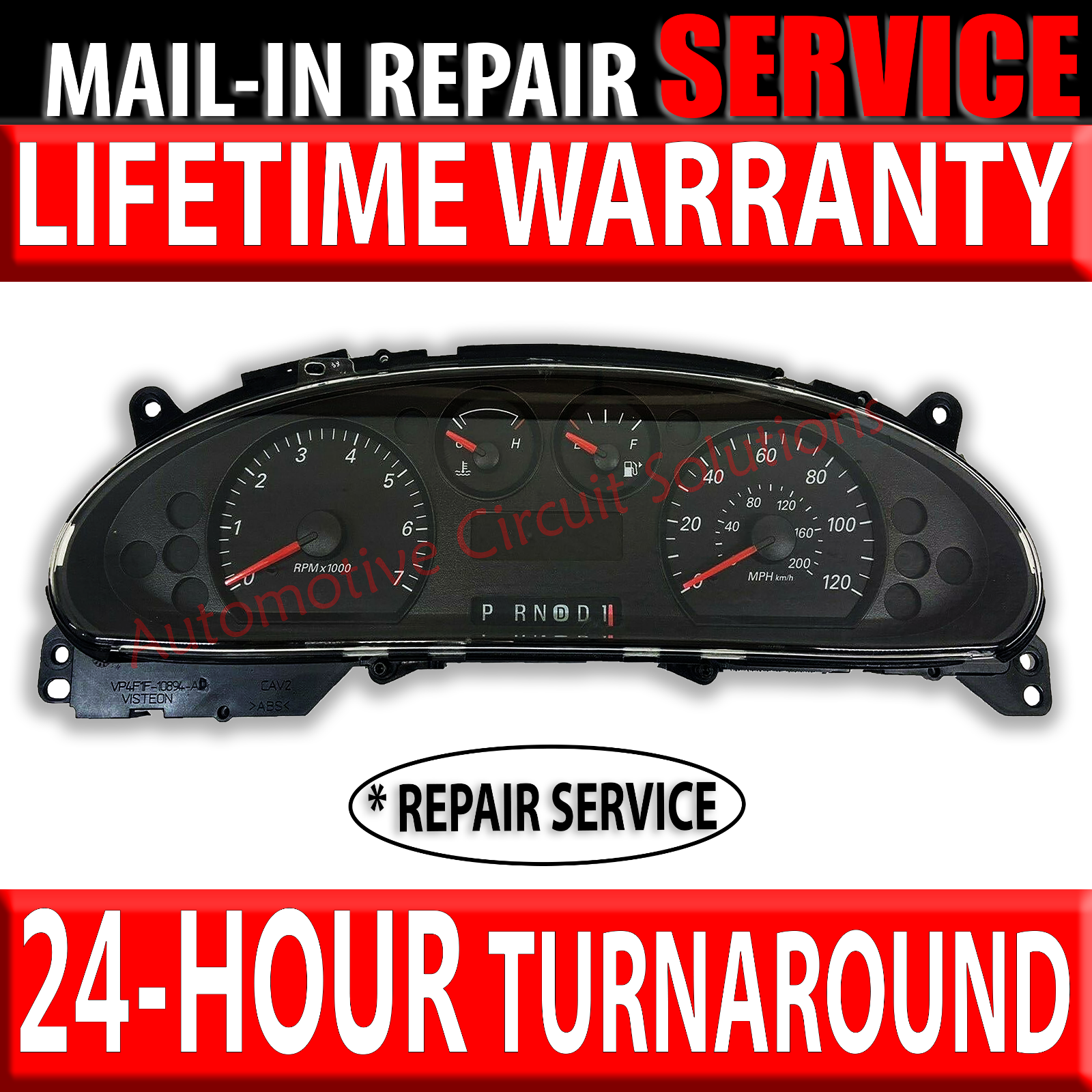 2004-2007 FORD Taurus Sable Instrument Gauge Cluster Display [*REPAIR ...
