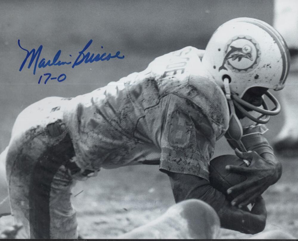 MARLIN BRISCOE MIAMI DOLPHINS SIGNED AUTOGRAPHED 8X10 PHOTO W/ COA | eBay
