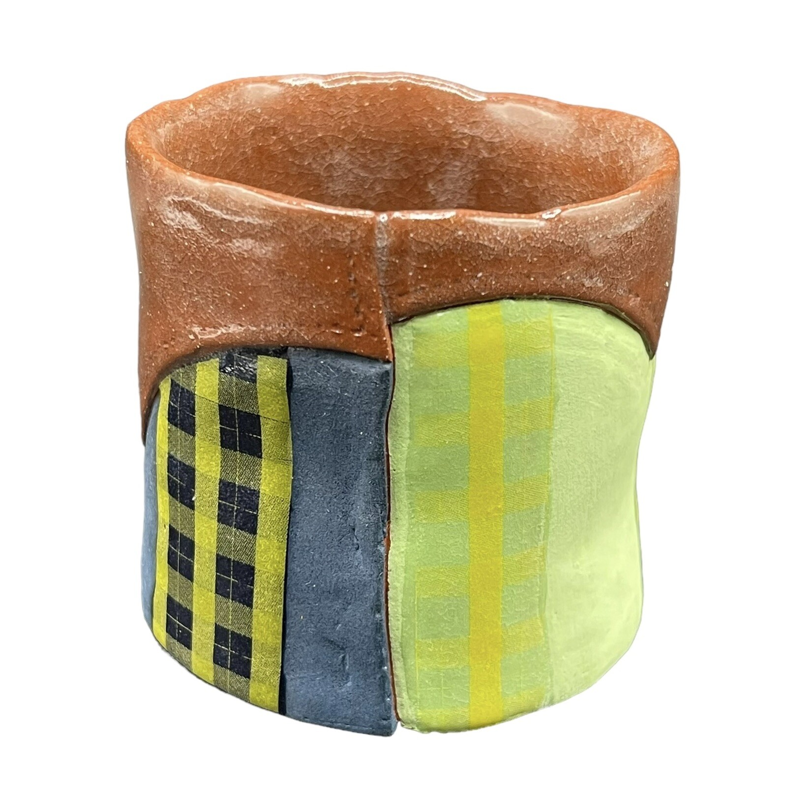 Marissa Childers Ceramics Studio Art Cup Vase Vessel Signed Redware ...