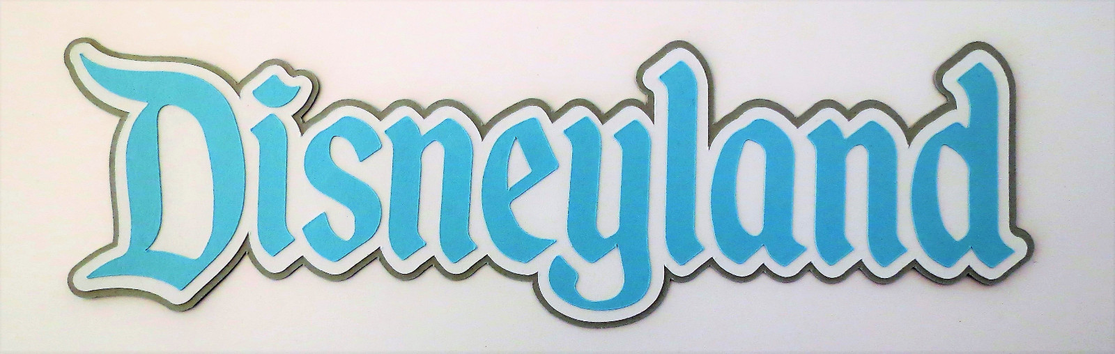 Disney Disneyland Title paper Die Cut Scrapbook Scrapbooking ...
