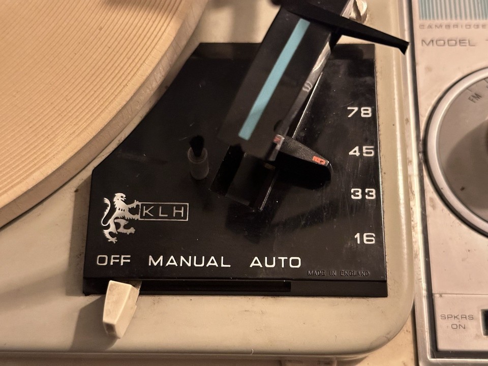 KLH Model 24 All-In-One Turntable 1966-67 40 Watts | eBay
