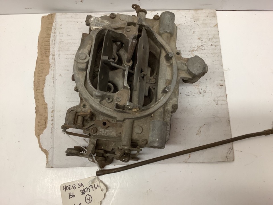 1966 Chevy ll CHEVELLE CARTER AVS CARBURETOR 3875966 4028SA B6 327 ...