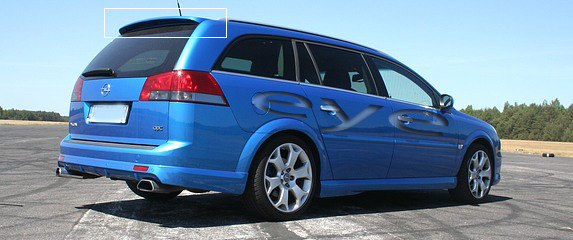 OPEL VAUXHALL VECTRA C AVANT / ESTATE OPC LINE LOOK REAR ROOF SPOILER ...