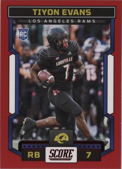 2023 Score - Rookies Tiyon Evans #336 Red (RC) for sale online | eBay