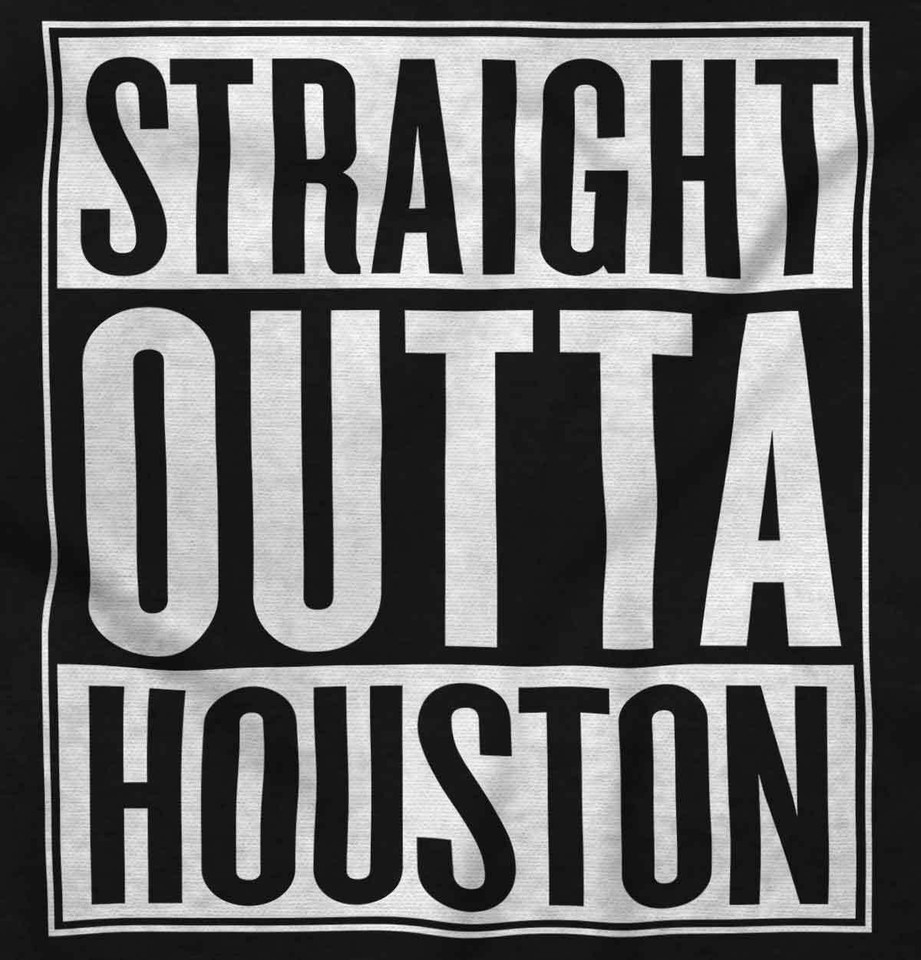 Straight Outta Houston, TX City Movie T Shirts Gift Ideas Hoodie ...