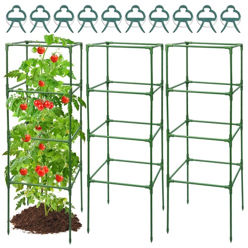 2/3X Outdoor Garden Metal Climbing Plant Support Frame Trellis ...