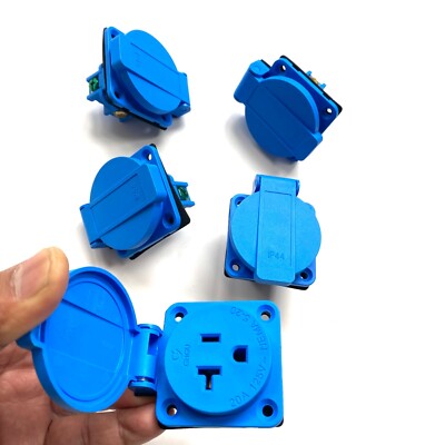 5 PCS - 20 amp 125 volt NEMA 5-20 Receptacle Single Outlet-NEMA L5-20R ...