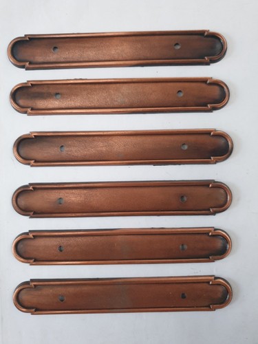 Vintage ALLISON Japanese Ornate Antique Copper Handle Backing Plate ...