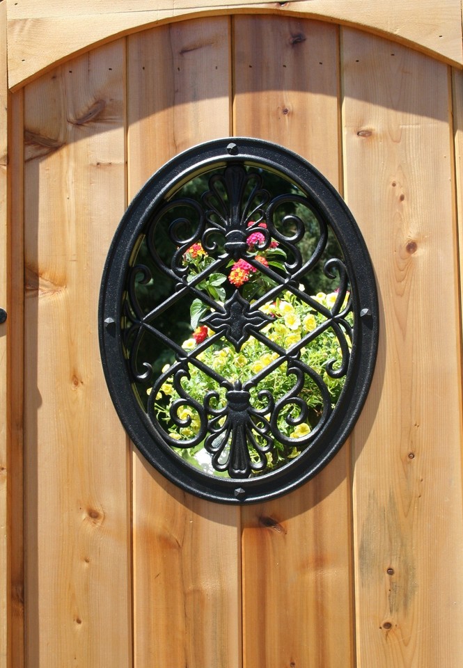 Nuvo Iron OVAL DECORATIVE GATE FENCE INSERT ACW56 Fencing,Fence,Gates ...