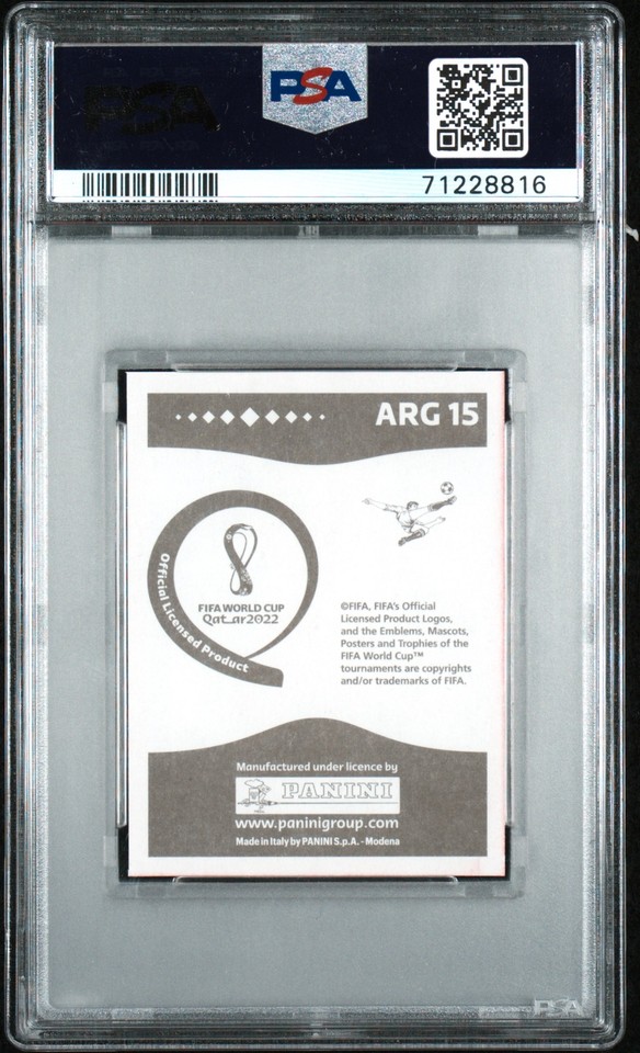 2022 Panini Fifa World Cup Stickers #ARG15 Julian Alvarez Red Border SP ...