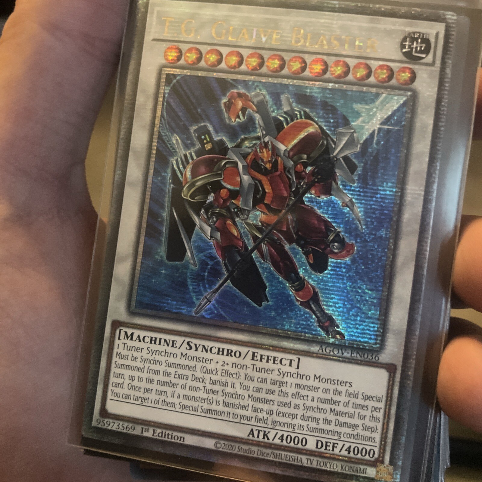 Yu-Gi-Oh! TCG T.G. Glaive Blaster Age of Overlord AGOV-EN036 1st ...