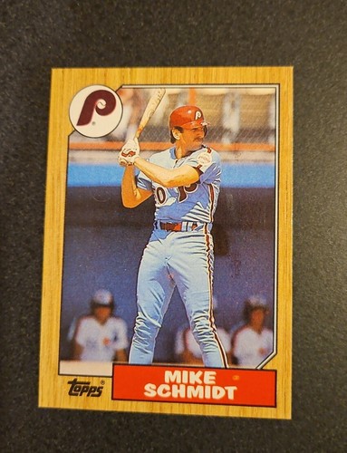 1987 Topps *DOUBLE MISPRINT ERROR CARD* #430 Mike Schmidt "Spots on ...