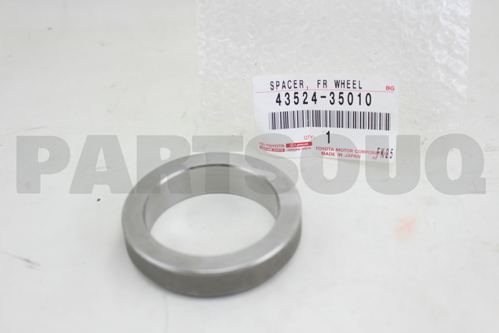 4352435010 Genuine Toyota SPACER, FRONT WHEEL INNER BEARING, RH/LH ...