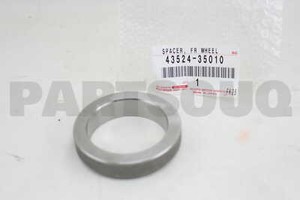 4352435010 Genuine Toyota SPACER, FRONT WHEEL INNER BEARING, RH/LH ...