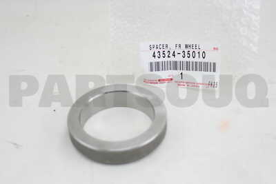 4352435010 Genuine Toyota SPACER, FRONT WHEEL INNER BEARING, RH/LH ...